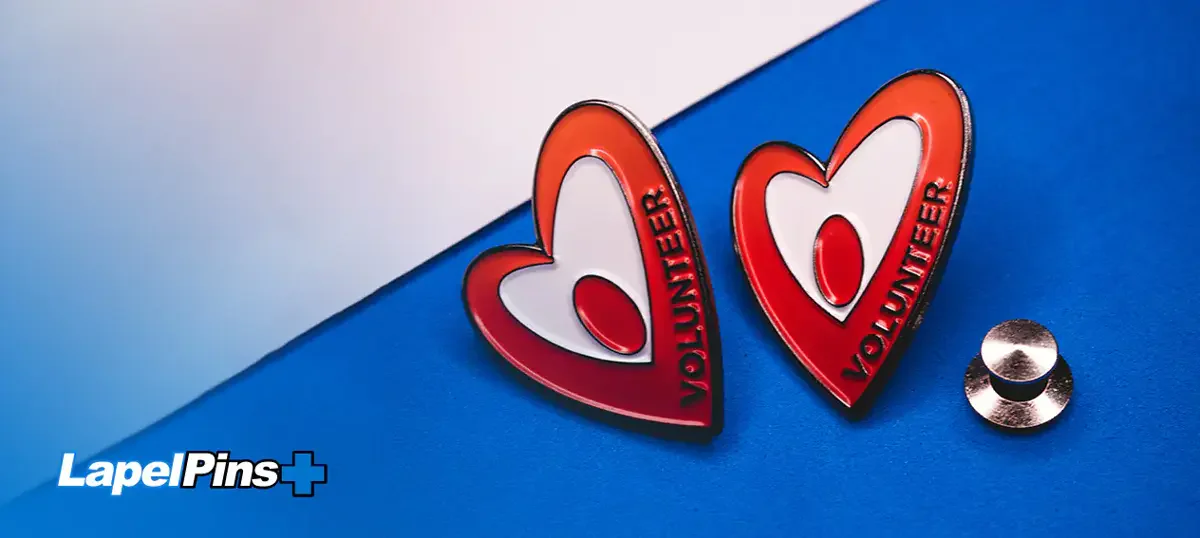 Custom American Heart Awareness Lapel Pins – Lapel Pins Plus
